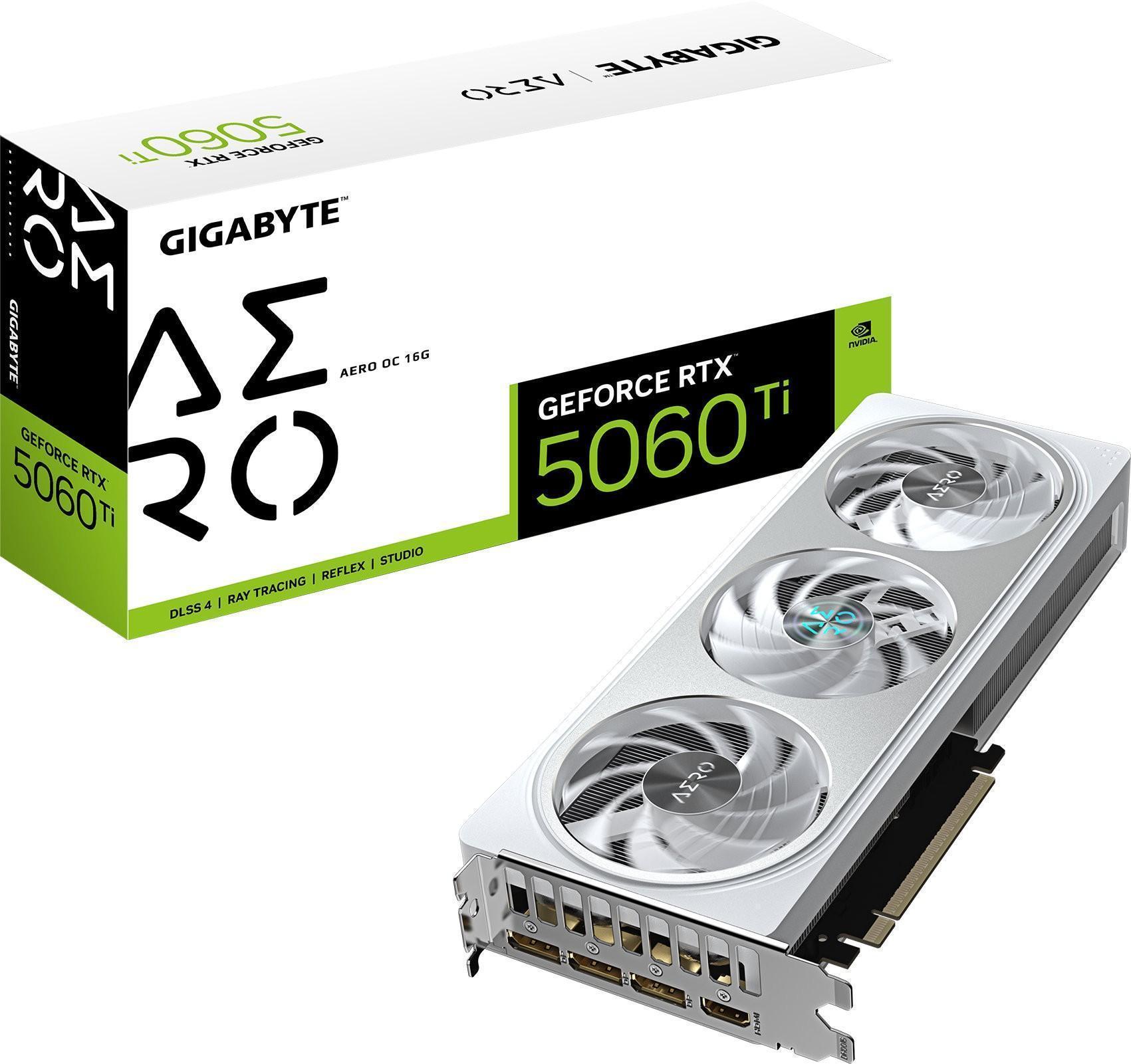 Видеокарта Gigabyte (GV-N506TAERO OC-16GD) GeForce RTX 5060 Ti 16GB ...